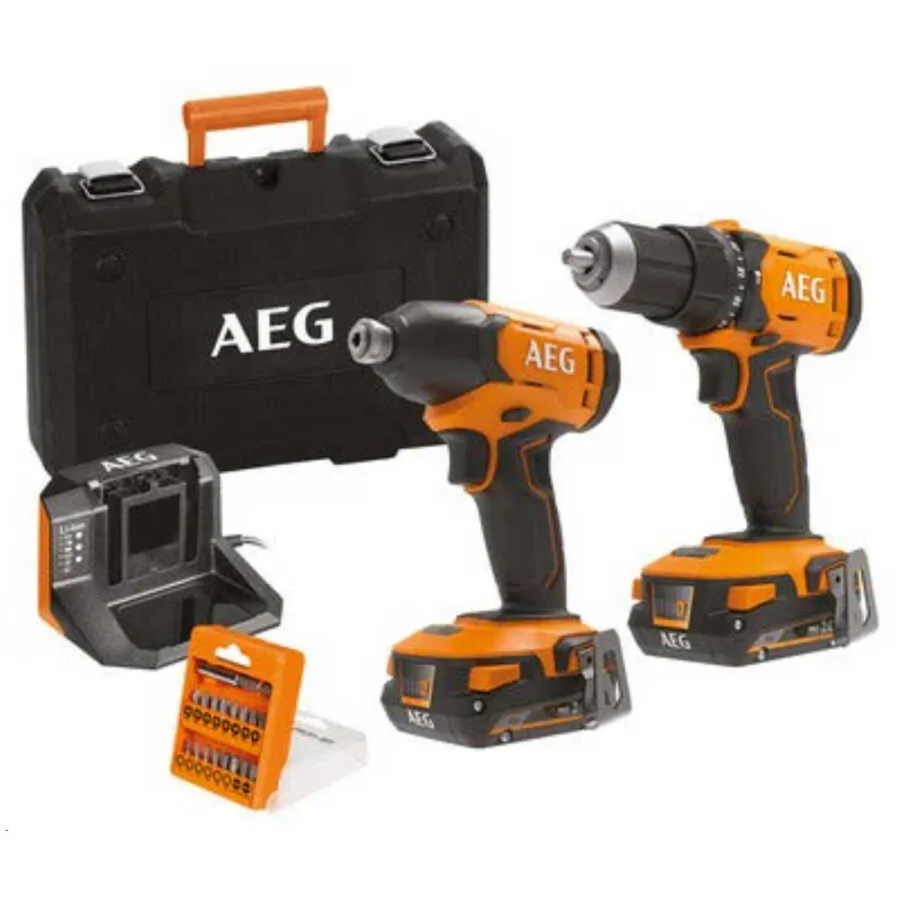 Aeg JP1812-202C Combo Set 18V Somun Sıkma ve Vidalama | Bems | Oto ...